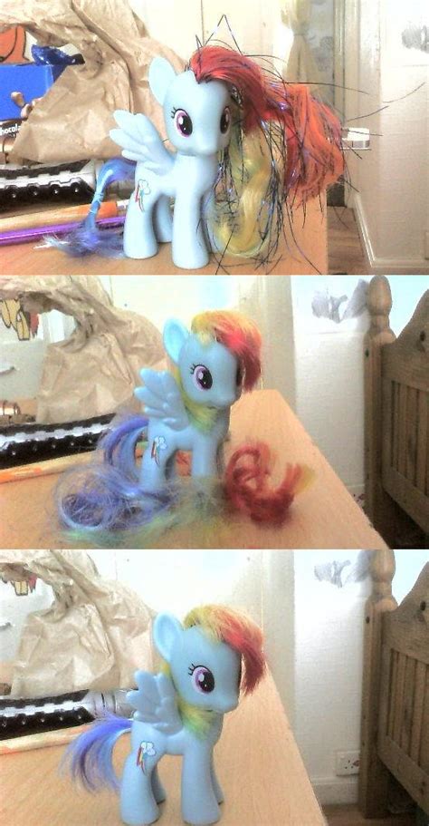 Rainbow Dashs Hair Cut By Blackwolfyshadow On Deviantart