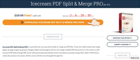 【限時免費】icecream Pdf Split And Merge Pro 文書 Pdf 檔案分割與合併工具 哇哇3c日誌