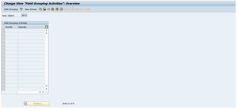 reoroo0019 sap tcode oo field mod per activity control