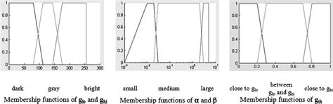 membership functions of the transformation parameters download