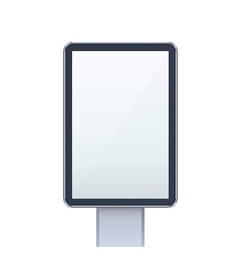 Premium Vector Design Element Template Blank Pop Up Banner Display 08