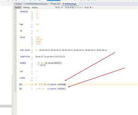 Don T Use Skip In Antlr Grammar For Netbeans Syntax Highlight