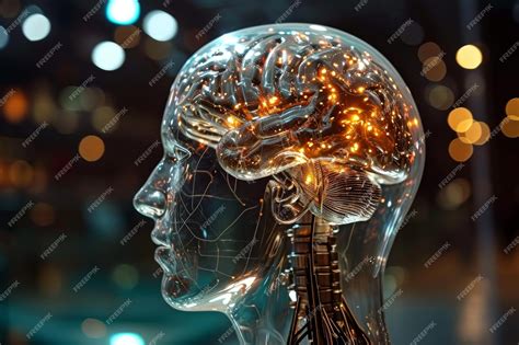 Premium Photo Artificial Intelligence And Human Brain Fusion Ai Generated