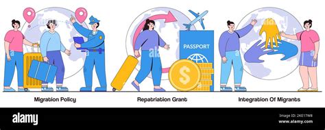 Human Migration Stock Vector Images Alamy