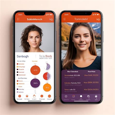 Premium AI Image Mobile App Layout Design Of Fitness Class Booking App Dynamic And Energetic