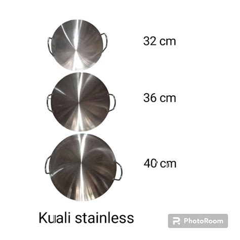 Jual Kuali Stainless Ukuran 40 Cm Llok Shopee Indonesia