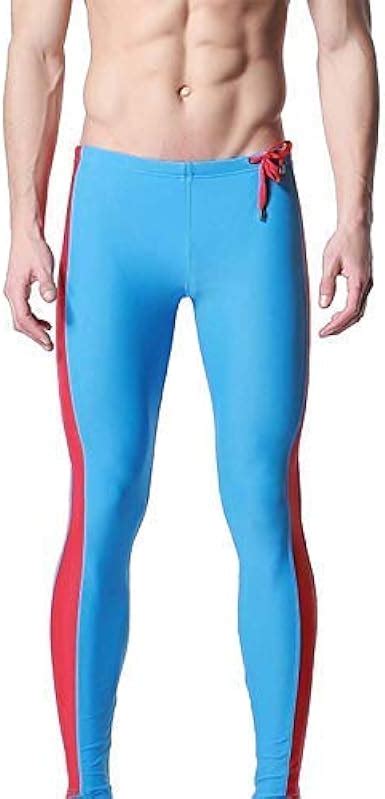 HaiDean Men Länges Leg Swim Sport Swimming Trunk Modern Casual Tight Fitness Tights Swimwear