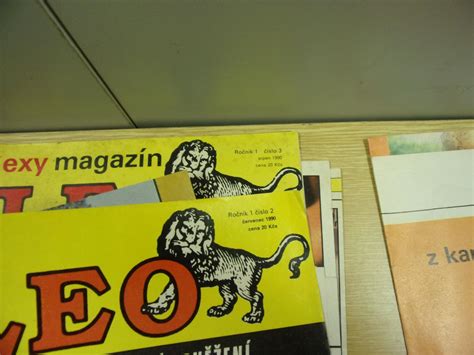 Starý Retro Erotický Legendární časopis Leo Nahá žena Sex Prsa 1