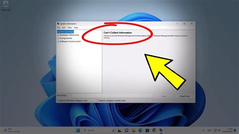 Fix Cant Collect Information Summary In Windows 11 10 How To Solve