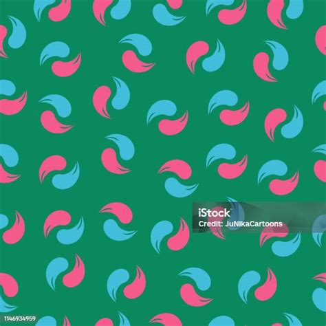 음 양 기호 회색 배경에 나뭇잎의 형태로 완벽 한 패턴입니다 날기에 대한 스톡 벡터 아트 및 기타 이미지 날기 러시아 모던 양식 Istock