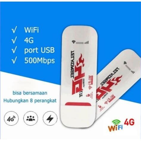 Jual Modem Usb Wifi Dongle 4g 500mbps Bisa Colok Ke Powerbank