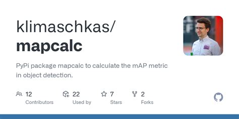 Github Klimaschkasmapcalc Pypi Package Mapcalc To Calculate The Map Metric In Object Detection