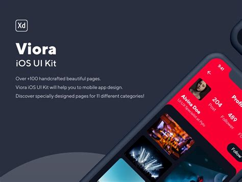 دانلود Ui Kit موبایل جدید و آماده Viora نسخه Ios