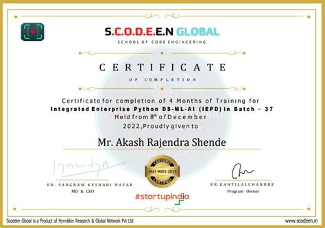 Completed Python Ai And Ml Courses Aakash Shende Posted On The Topic Linkedin