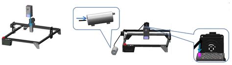 Atomstack M100 130w Quad Laser Module With Air Assist System