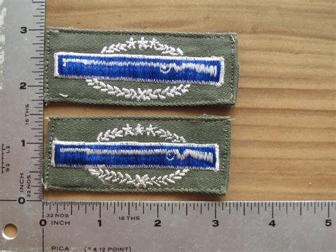 Patch Us Army Cib Combat Infantry Badge Cib 2nd Award Good
