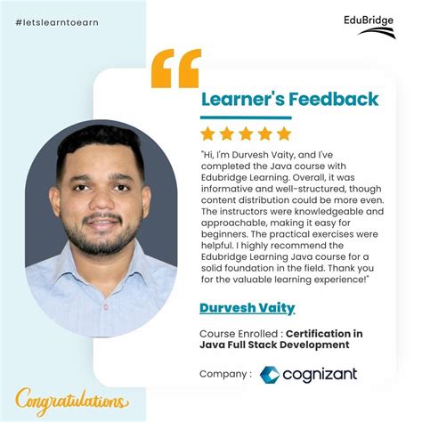Edubridge Learning Pvt Ltd On Linkedin Fullstackjavacourse