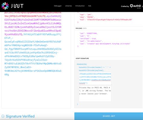 Custom JWT Invalid Key Type Rsa PrivateKey Rsa PublicKey Is Required TKey JS SDK