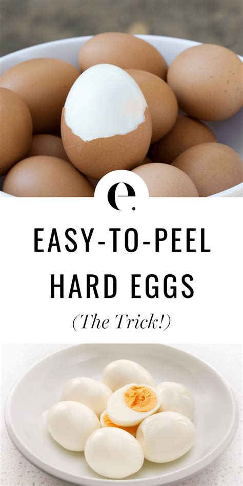 Easy To Peel Hard Boiled Eggs The Trick Elizabeth Rider