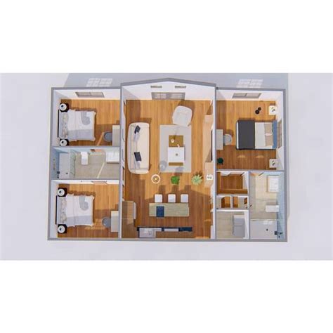 The Bungalow Plus Extra 3 Bedrooms 2 Bathrooms 1022 Sq Ft Tiny Home