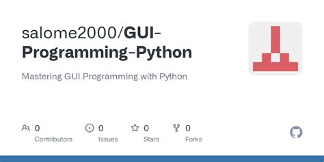 Github Salome2000gui Programming Python Mastering Gui Programming