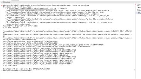 Azure Cognitiveservices Speech1321 Just Not Work · Issue 2076 · Azure Samplescognitive