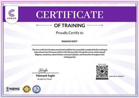 Raghav Dixit On Linkedin 🚀🚀excited To Announce Ive Successfully Completed The Data Science