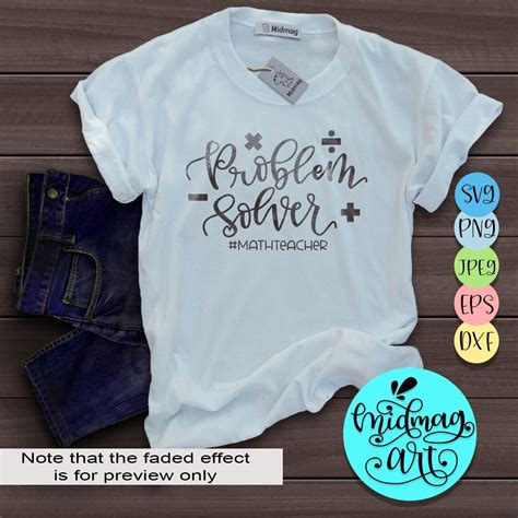 Problem Solver Svg Math Teacher Svg Hand Lettered Svg Teaching Svg