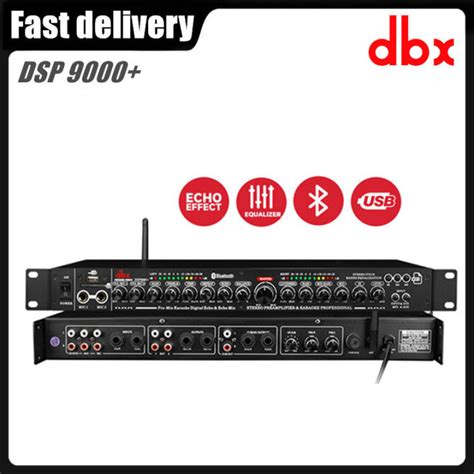 Dbx Dsp9000 Karaoke Echo Effect One Click To Prevent Microphone Howling Professional Dsp