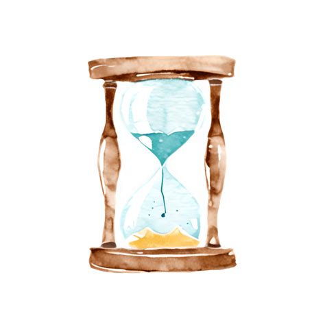 Watercolor Floral Hourglass Graphic · Creative Fabrica