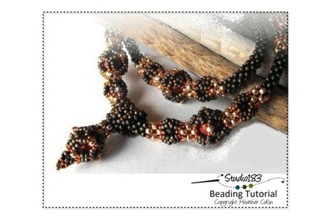 Craw Beading Pattern Double Strand Necklace Tutorial Bellisimo