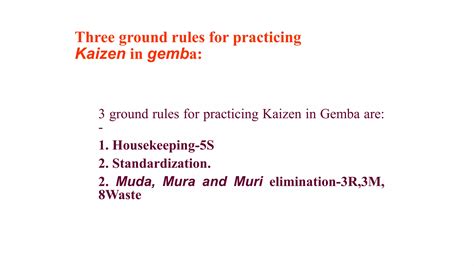 Kaizen Training PPT Ppt