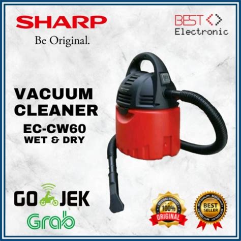 Jual Sharp Vacuum Cleaner EC CW Wet And Dry EC CW R Vacuum Cleaner Kering Dan Basah EC CW R
