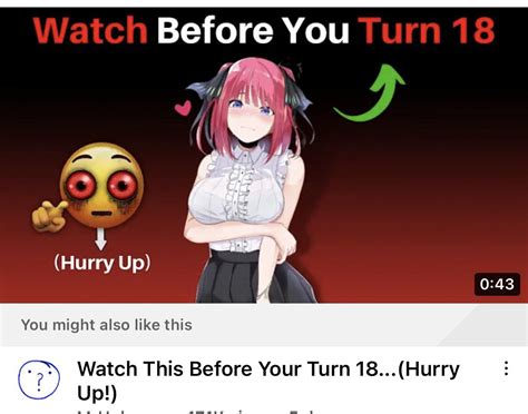 Sexualized Anime Character Appropriate For People Under The Age Of According To This Person