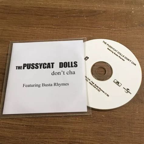 The Pussycat Dolls Dont Cha Busta Rhymes Rare French Promo Cd