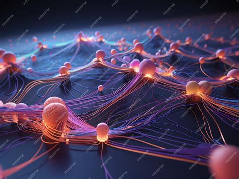 Premium Ai Image Virtual Network Visualization Mapping Digital Pathways
