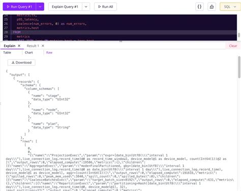 visualizing sql execution plans with one click explain analyze is now available in the