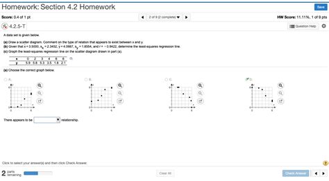 Solved Homework Section 4 2 Homework Save Score 0 4 Of 1