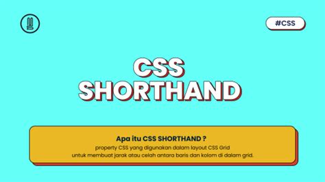 CSS SHORTHAND Minarsih TECH