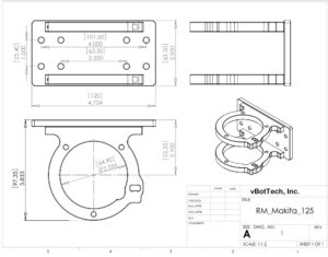 CNC Router Spindle Mount Clamp Holder Kit For Makita RT C HP DIY VBotTech