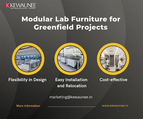 Modular Lab Furniture For Greenfield Projects Kewaunee