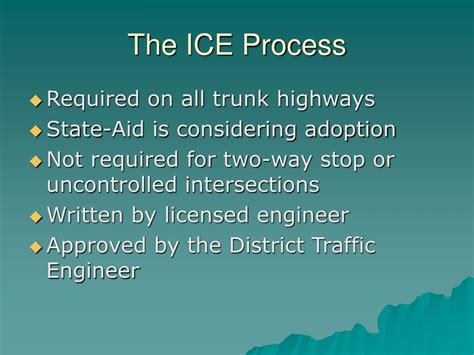 Ppt Intersection Control Evaluation Ice Powerpoint Presentation