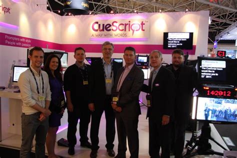 brian larter on linkedin team cuescript spreading the word at ibc 2017