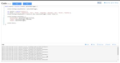 Azure Iot From Raspberrypi With Sensor To Azure Storage Table By Using A Serverless