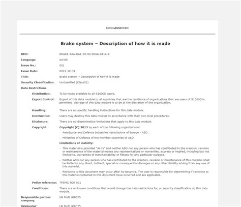 s1000d data module to html5