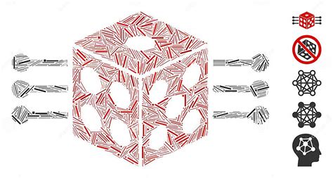 线拼贴骰子链接图标 库存例证 插画 包括有 命运 线路 净额 彀子 的畅销书 比赛 结合 175812873