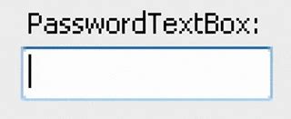 PasswordTextBox Control By Njonsson