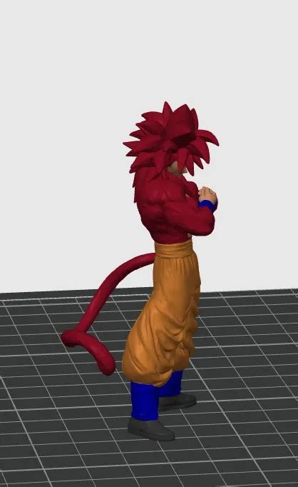 Goku Daima Super Saiyan 4 Version Adulta Por 3d D2 Makerworld