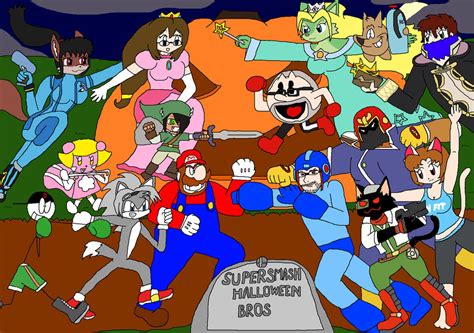 Super Smash Halloween Bros By Ginzo On Deviantart